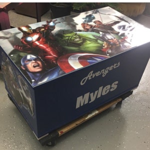 Super Hero Decor - Toy Box for Boys - Toy Boxes - Kids Toy Storage ...