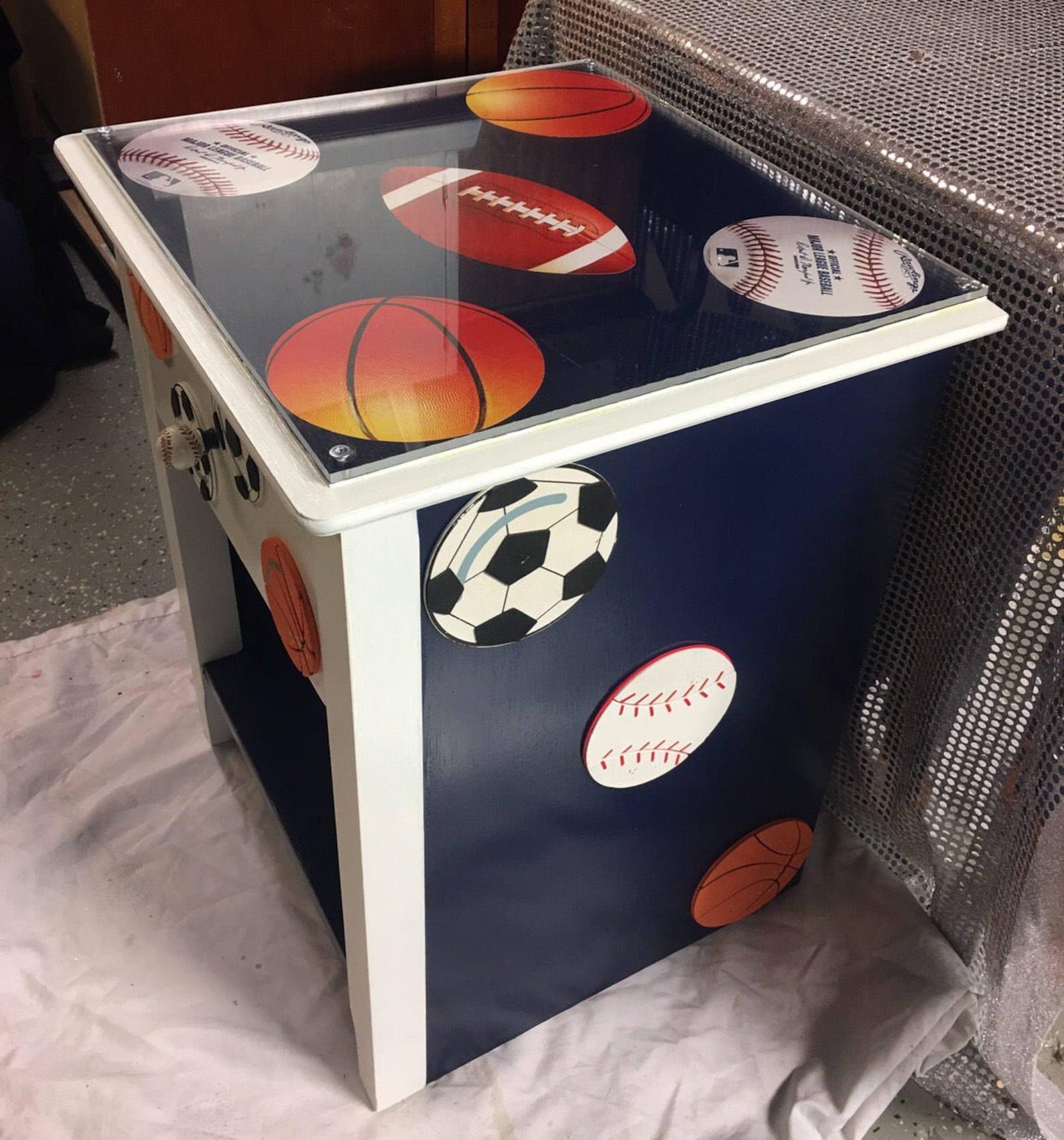 Sports Table Sports Gifts Kids Furniture Soccer Ball | Etsy
