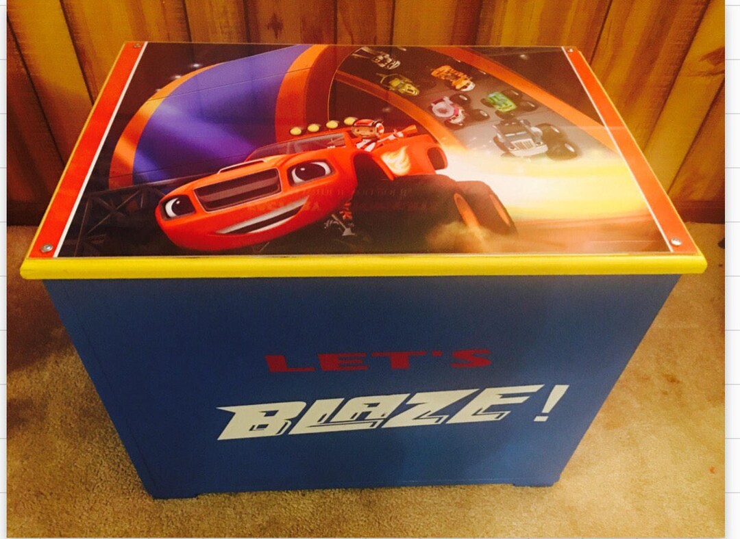 Kids Toy Box - Kids Toy Storage - Boys Toy Box - Childrens Toy Box ...