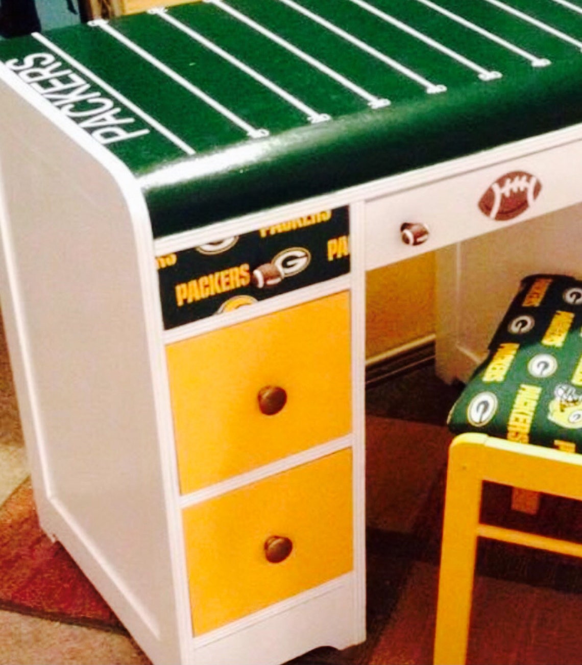 Football Football Decor Desks Kids Desks Childrens | Etsy