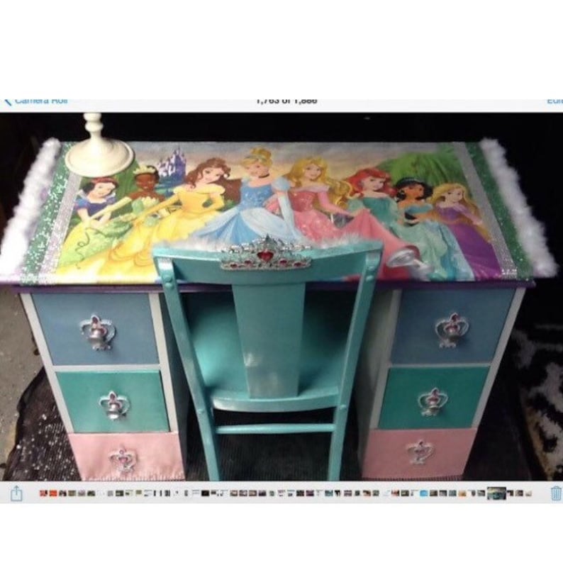 Princess Princess furniture girls desks kids furniture | Etsy