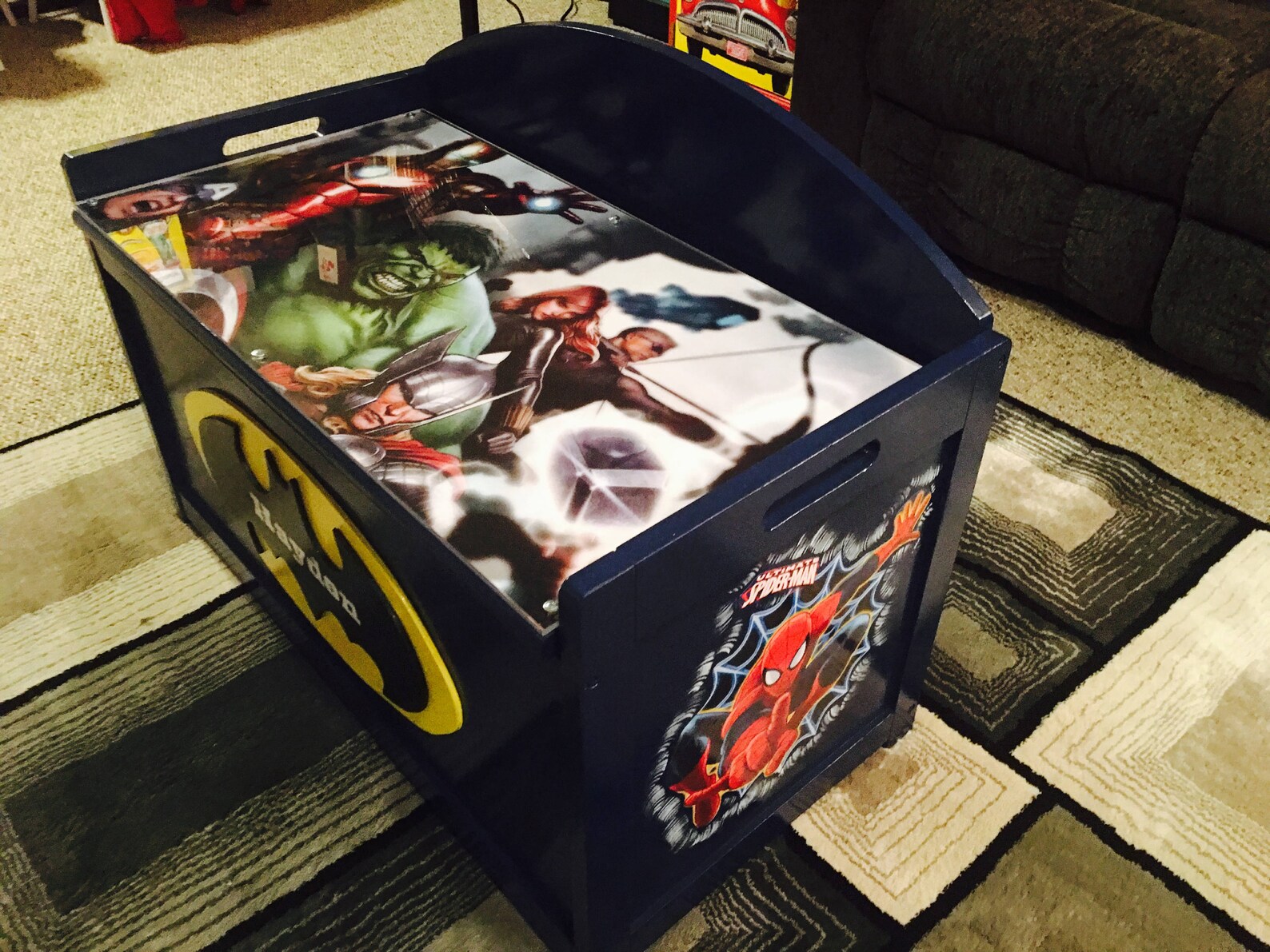 Super Hero Decor - Toy Boxes - Kids Toy Boxes - Super Heros - Super ...