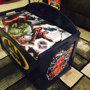 Super Hero Decor - Toy Boxes - Kids Toy Boxes - Super Heros - Super ...