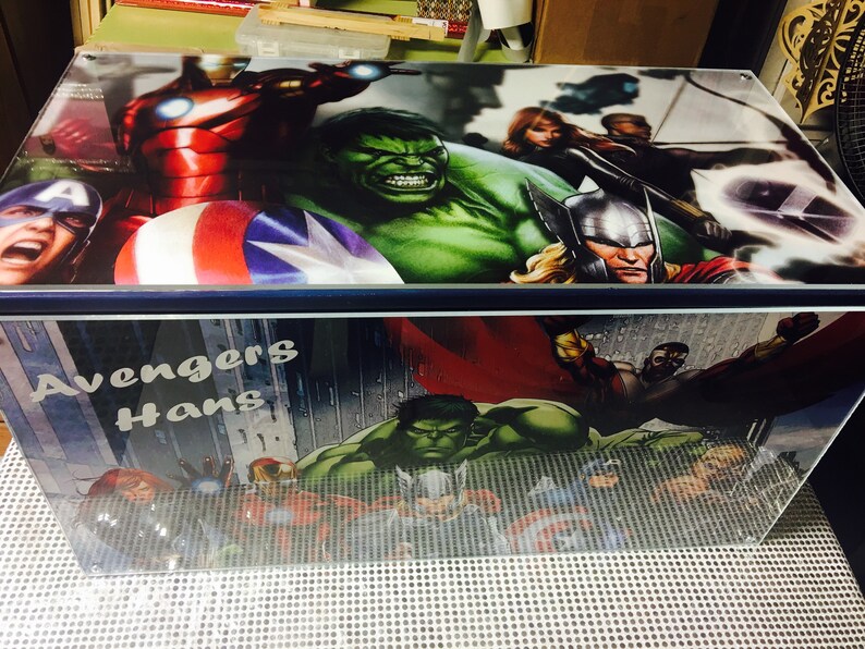 Super Hero Decor Childrens Toy Box Kids Toy Storage - Etsy