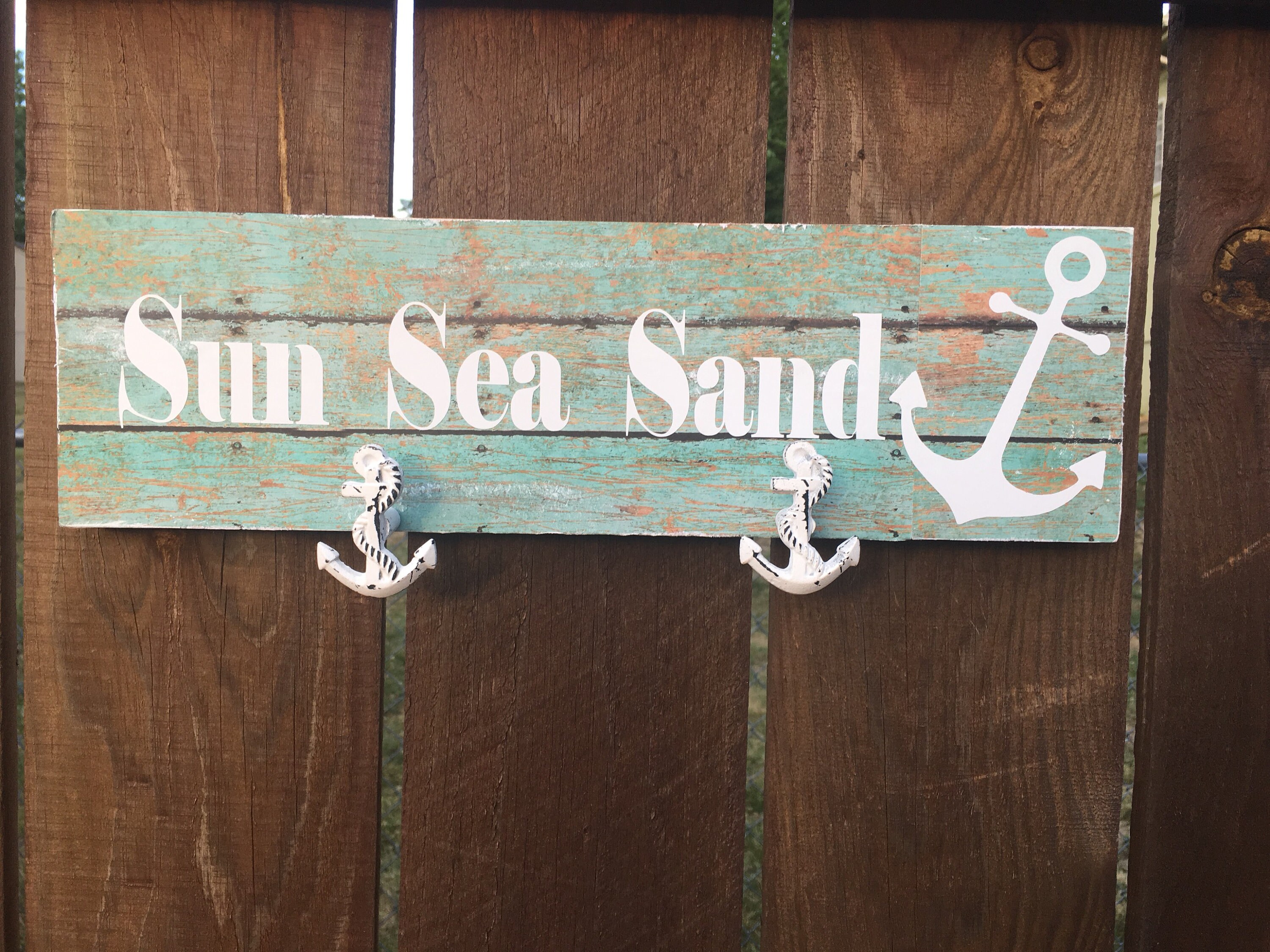 Beach Decor - Beach Sign - Beach House Decor - Nautical Decor - Beach ...