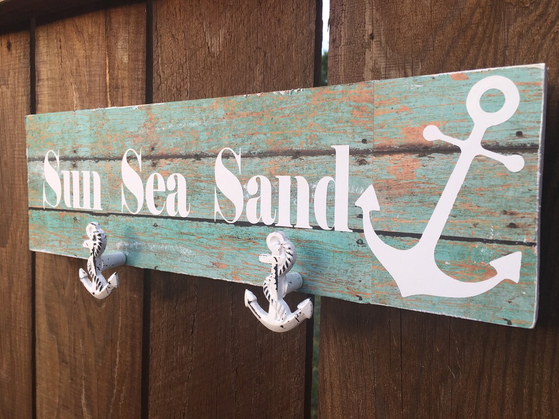 Beach Decor Beach Sign Beach House Decor Nautical Decor | Etsy