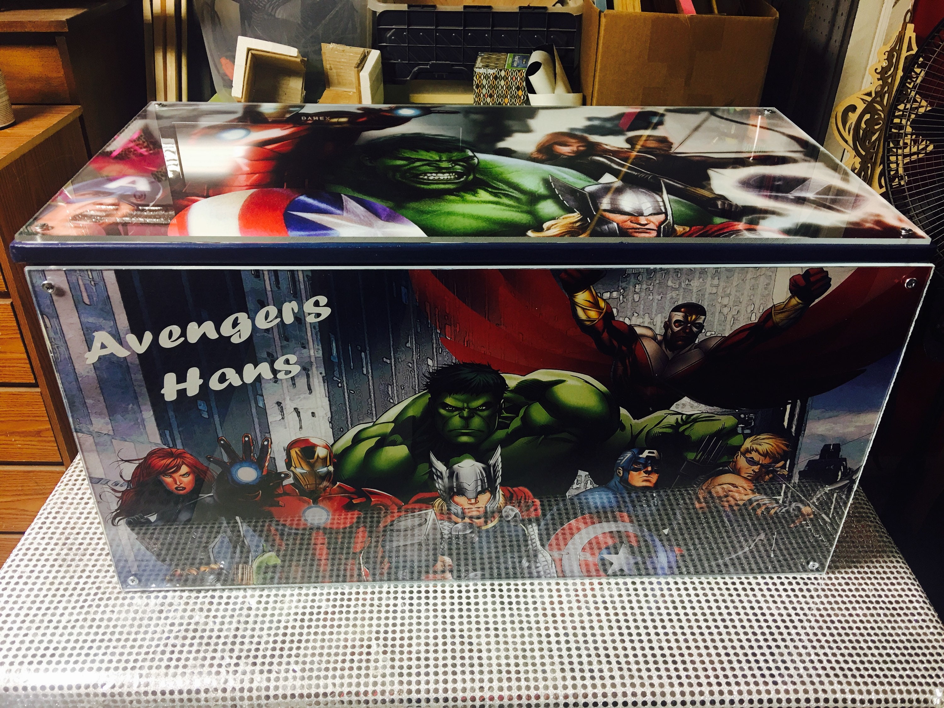 Super Hero Decor Childrens Toy Box Kids Toy Storage - Etsy