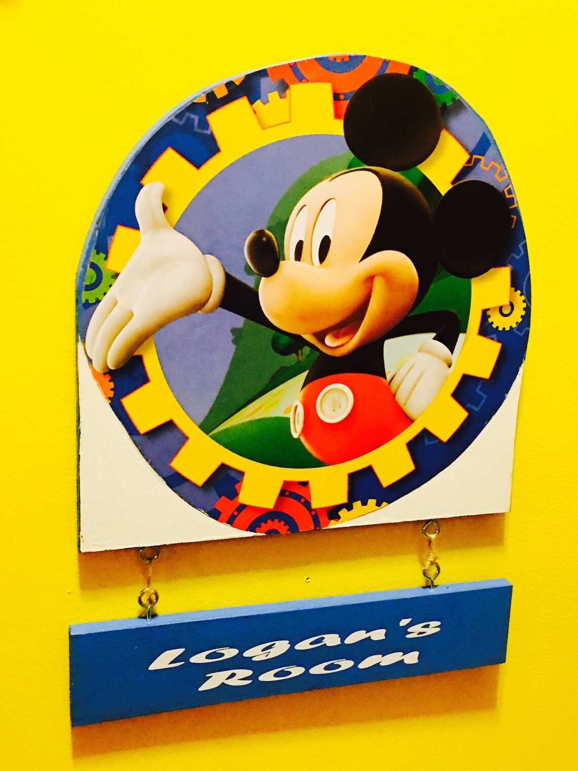 Mickey Mouse Personalized Kids Sign Kids Room Decor Boy | Etsy