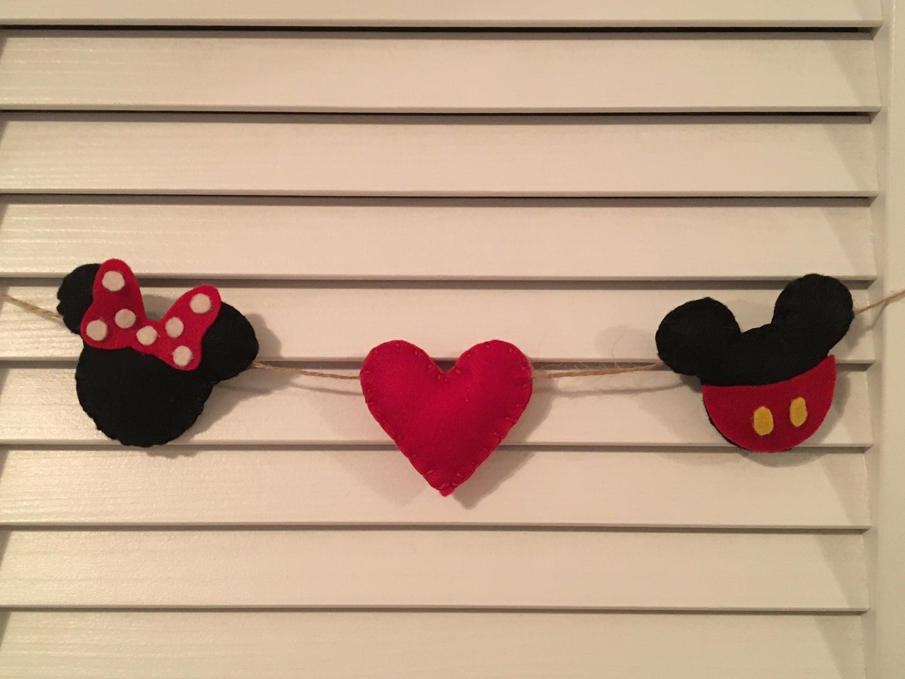 Minnie & Mickey Garland 70 In - Etsy