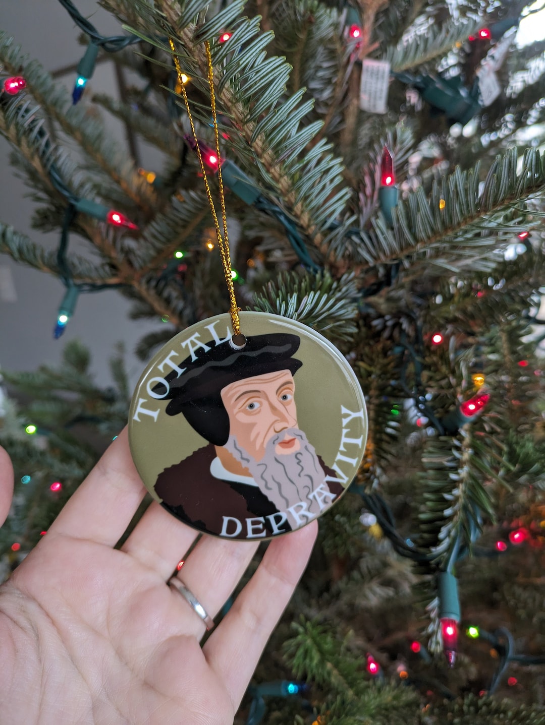 John Calvin Christmas Ornament | Reformation Christmas | Reformed Gift ...