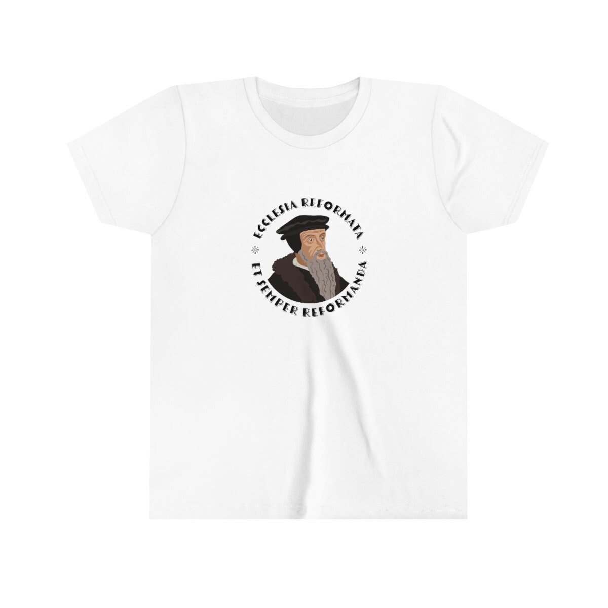 John Calvin Shirt | Semper Reformanda Shirt | Reformation Shirt ...
