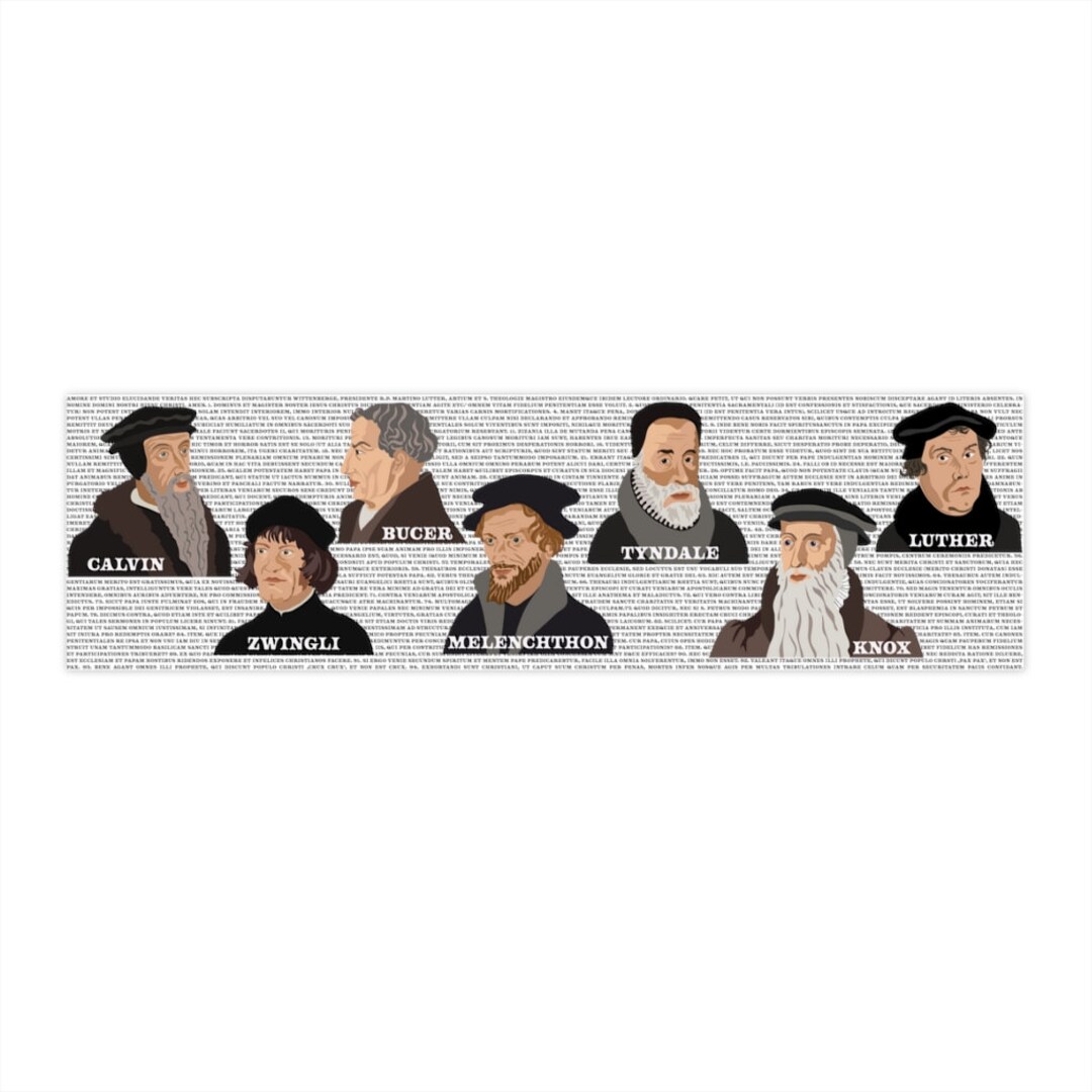 Waterproof Reformation Sticker | Martin Luther Sticker | John Calvin ...