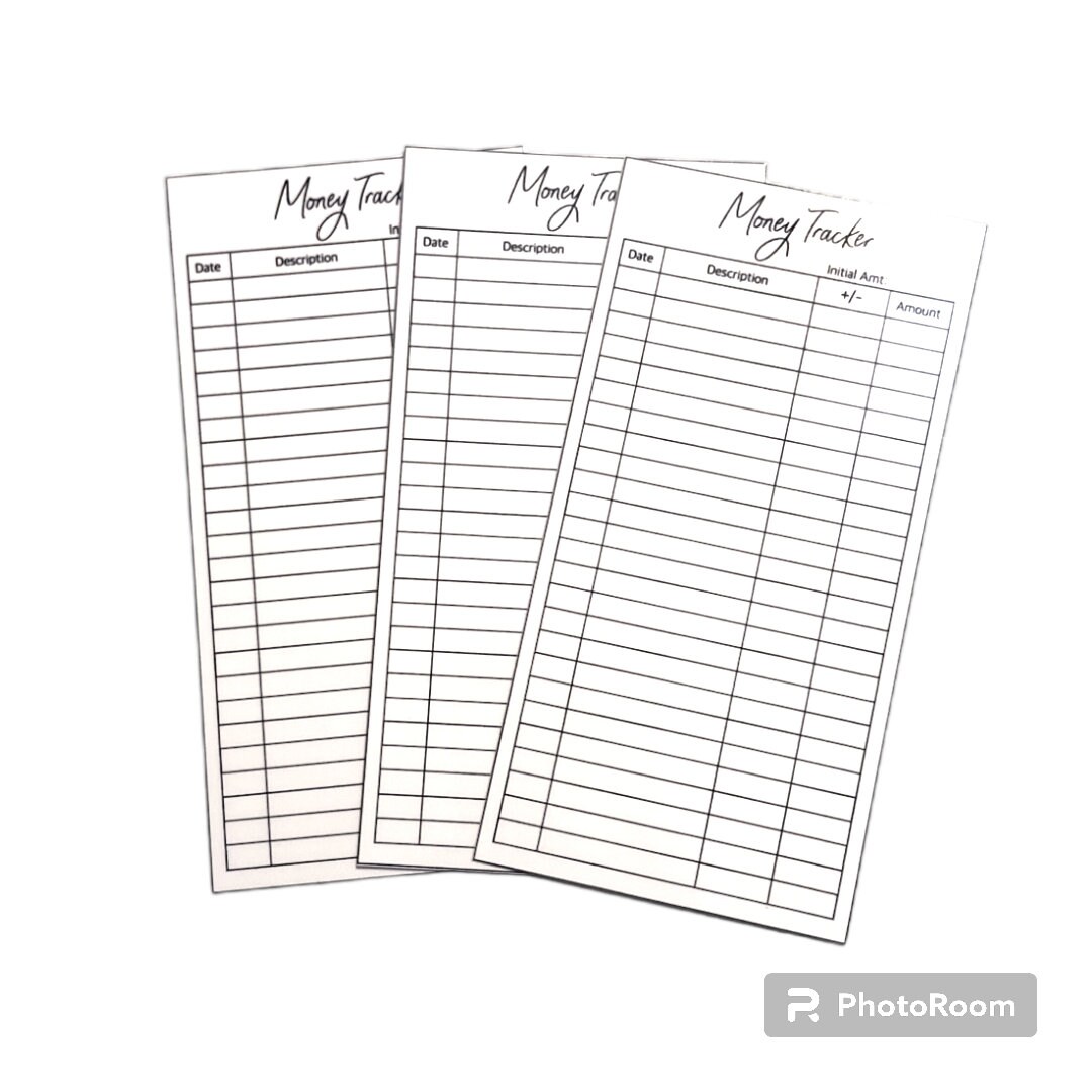 DIGITAL Balance Tracker Budget Binder Insert Envelope Method Printable ...