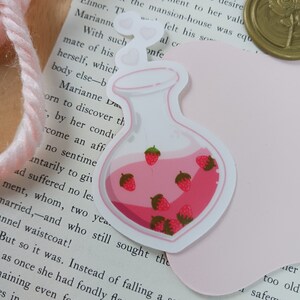 Strawberry Potion Sticker Vinyl Sticker Strawberries Berry Cottagecore ...