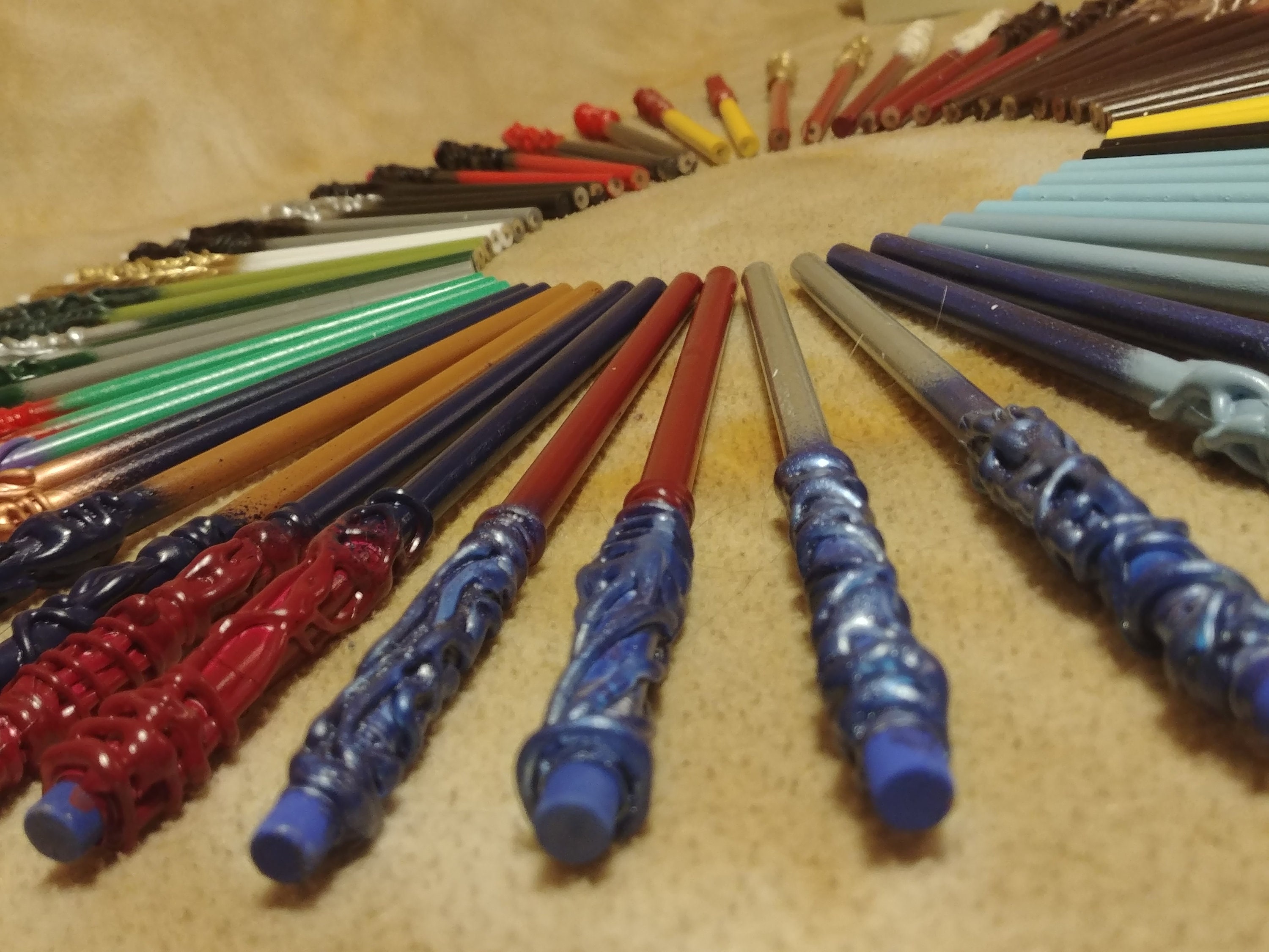 Wands Wands PENCIL WANDS Sets for Your Magical Party or Just - Etsy