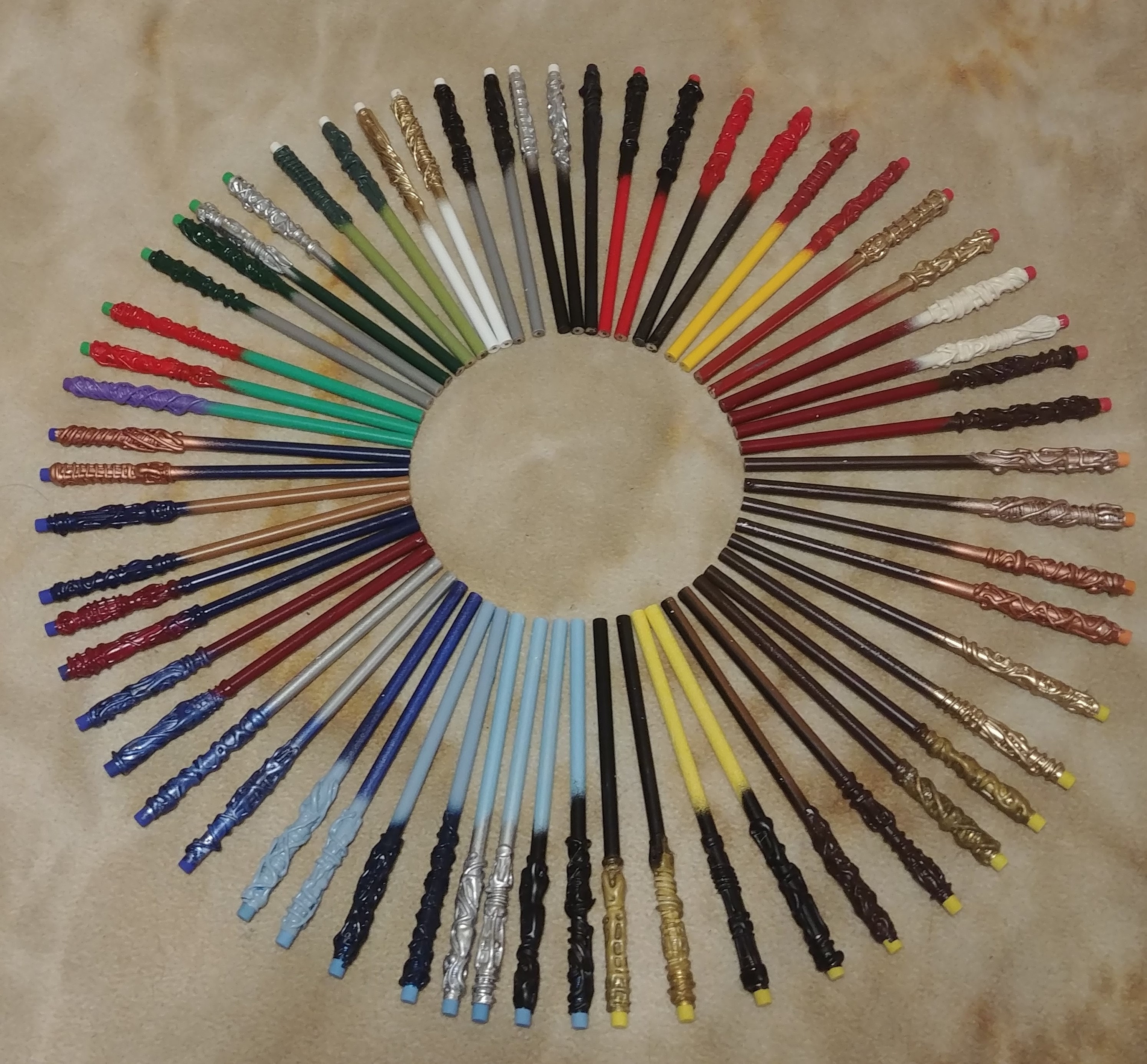 Wands Wands PENCIL WANDS Sets for Your Magical Party or Just - Etsy