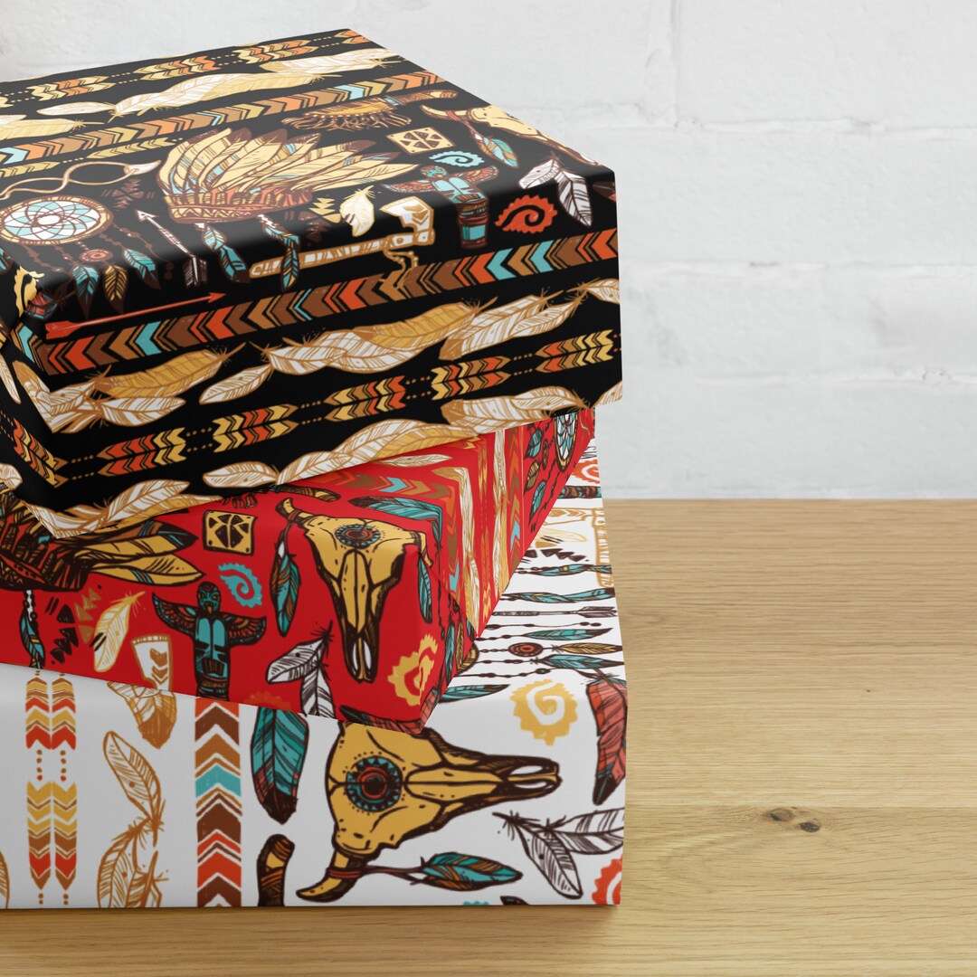 Iconic - Native American - Wrapping Paper Sheets - Etsy