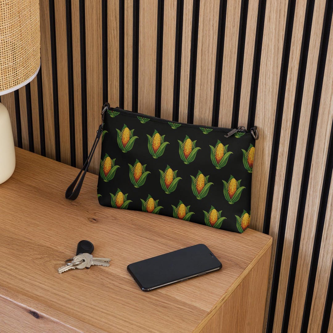 Corn Beadwork Pattern Crossbody Bag - Etsy