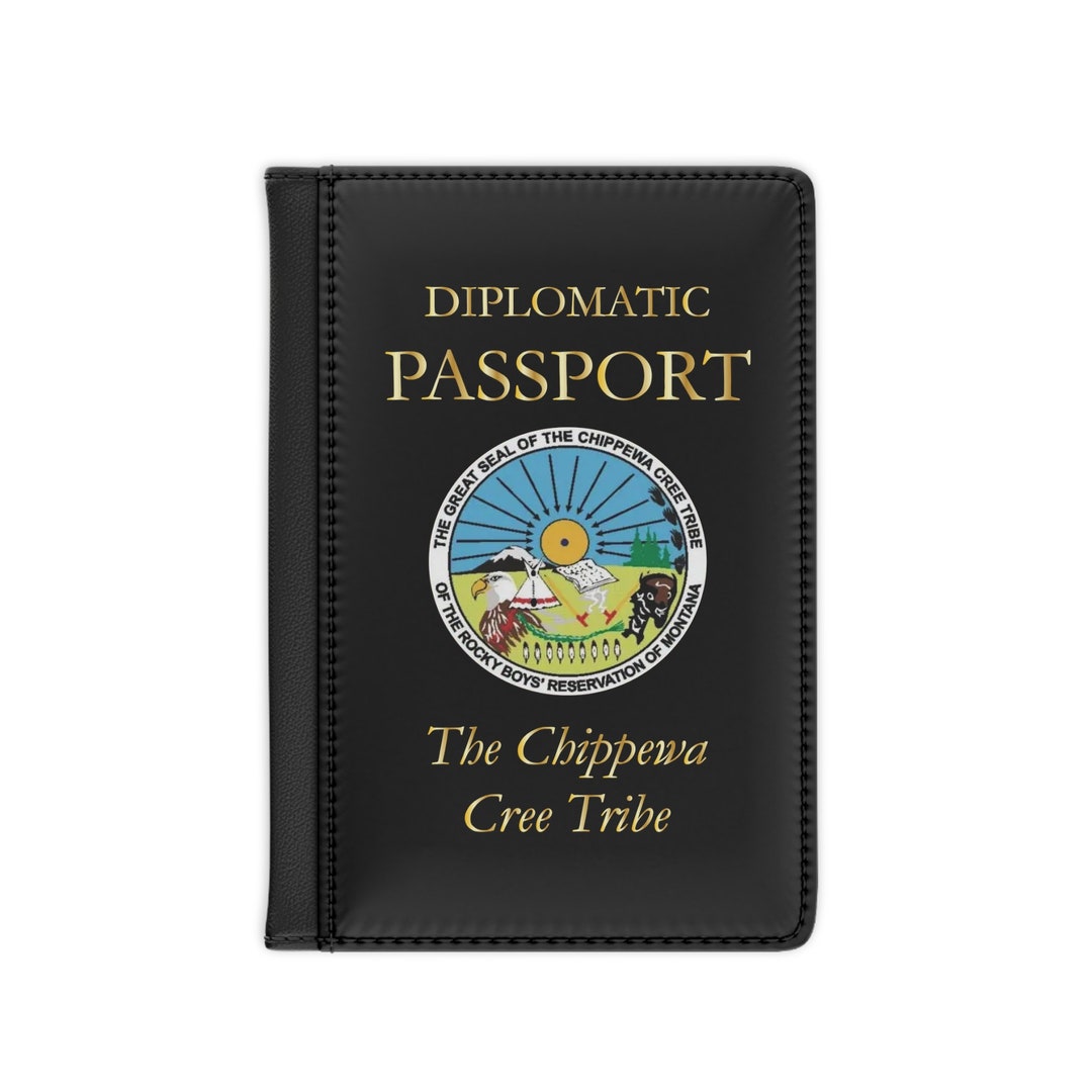 Chippewa Cree Diplomatic Passport Cover - Etsy
