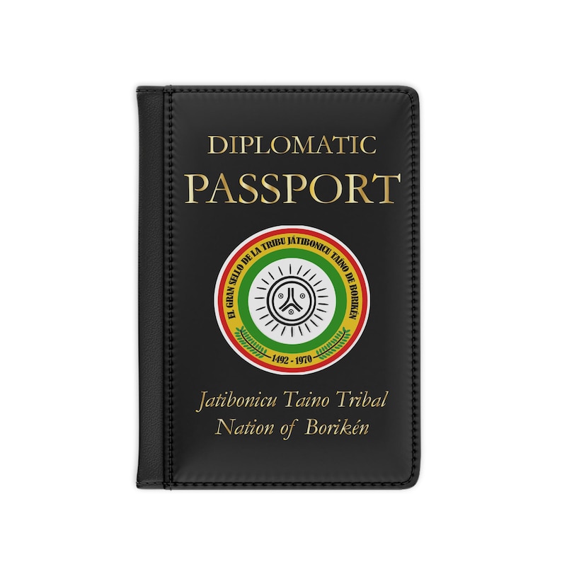 Jatibonicu Taino Tribal Nation of Borikén Diplomatic Passport Cover - Etsy