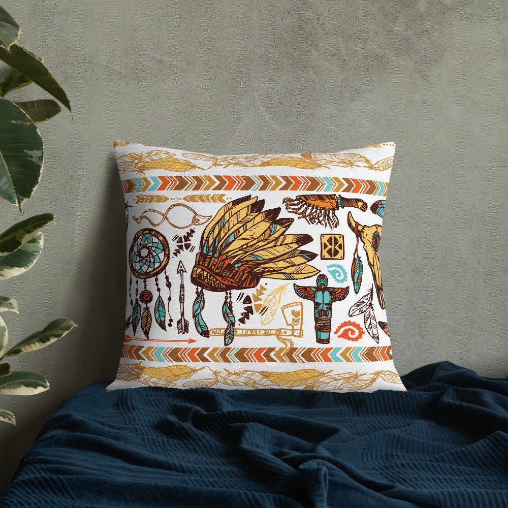 Iconic - Headdress Premium Pillow - Etsy