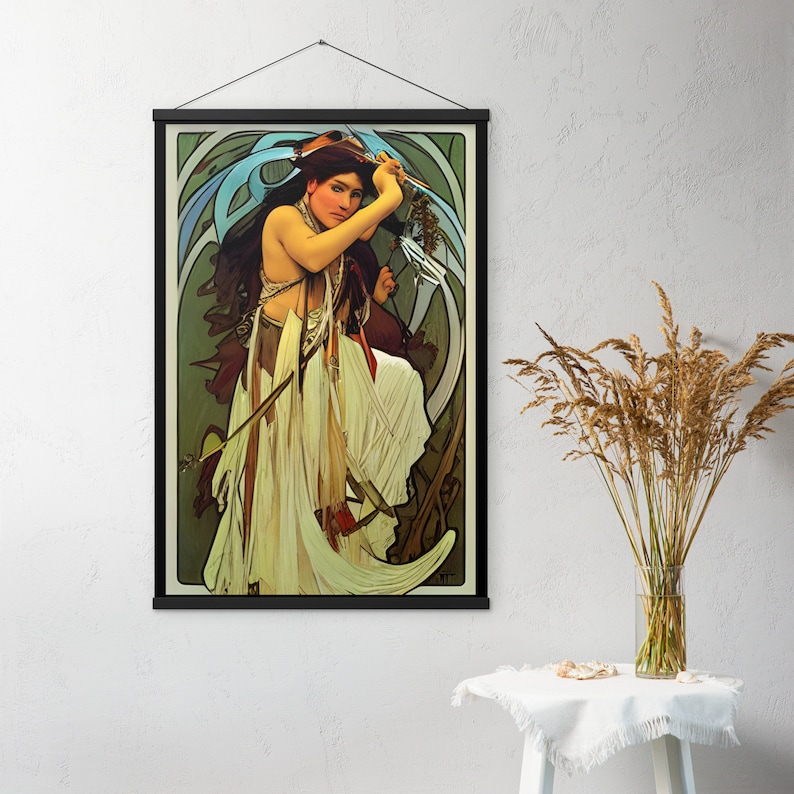 Generosity - Indigenous Goddess Gang - Art Nouveau Poster With Hangers ...