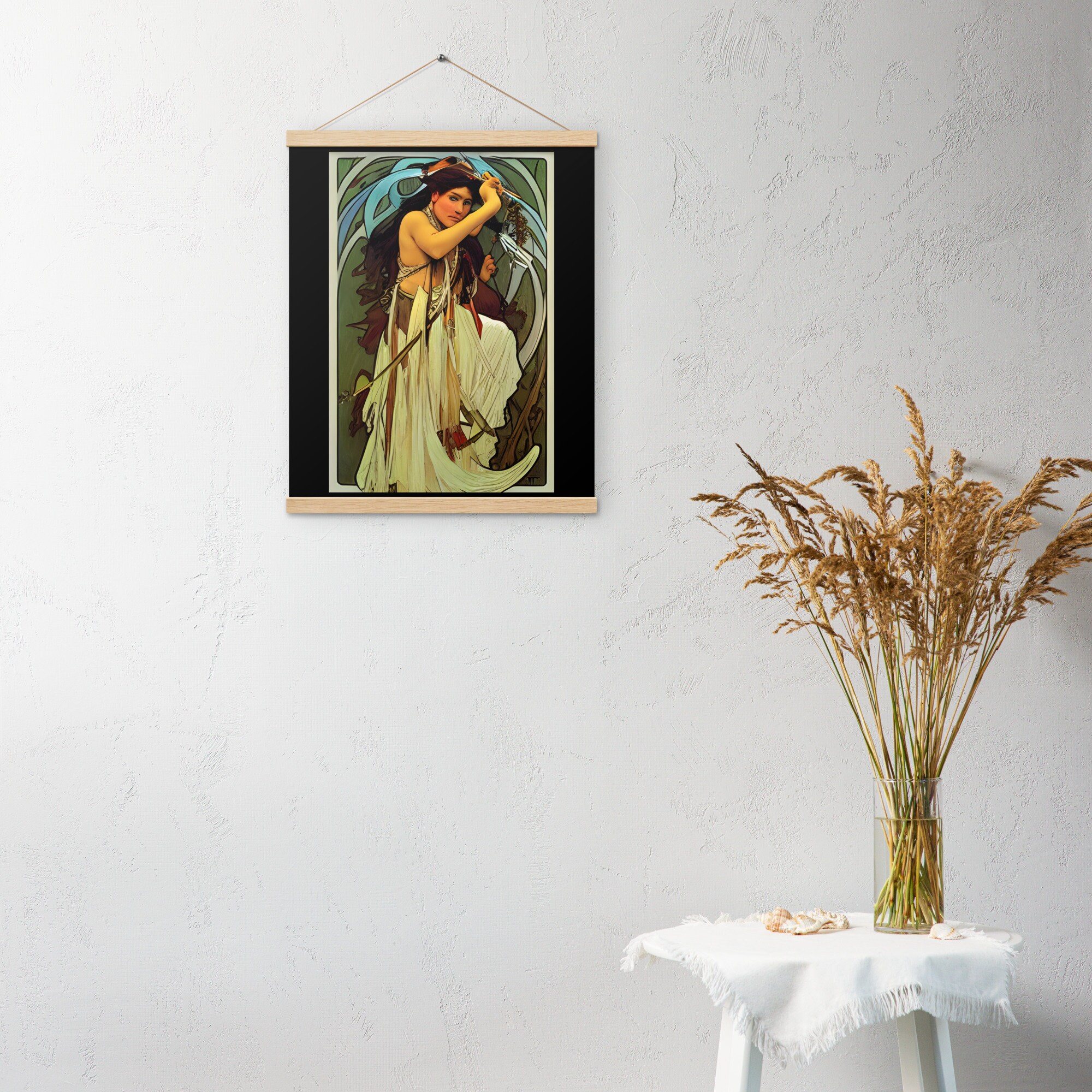 Generosity - Indigenous Goddess Gang - Art Nouveau Poster With Hangers ...