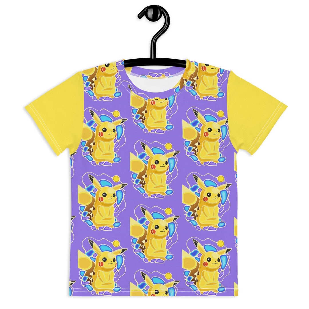 Indigenous Style Pokémon Design Kids Crew Neck T-shirt - Etsy