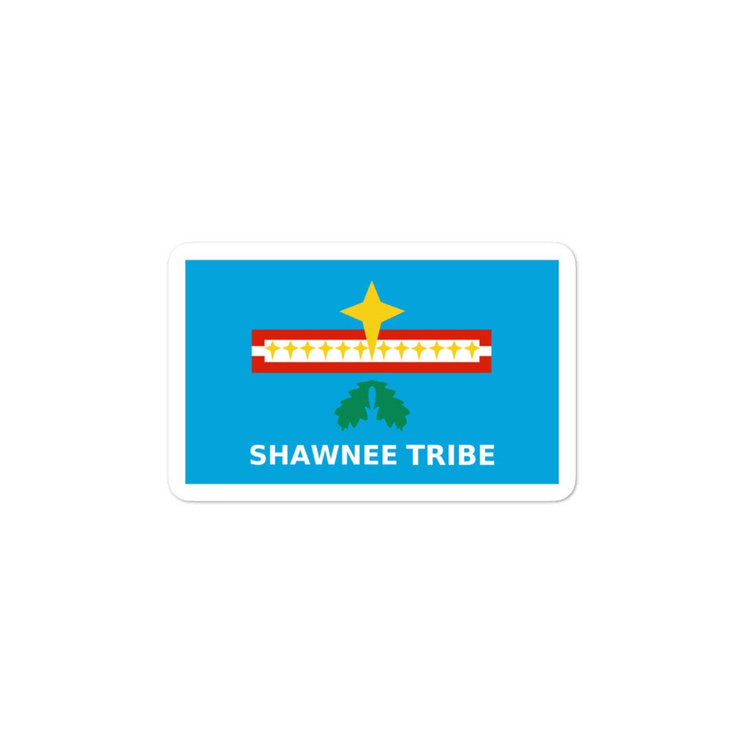 Shawnee Tribe Flag - Bubble-free Stickers - Etsy