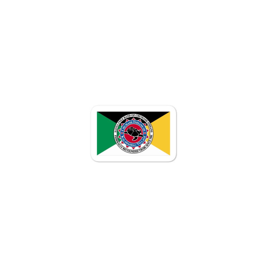 Chumash Tribe Flag - Bubble-free Stickers - Etsy