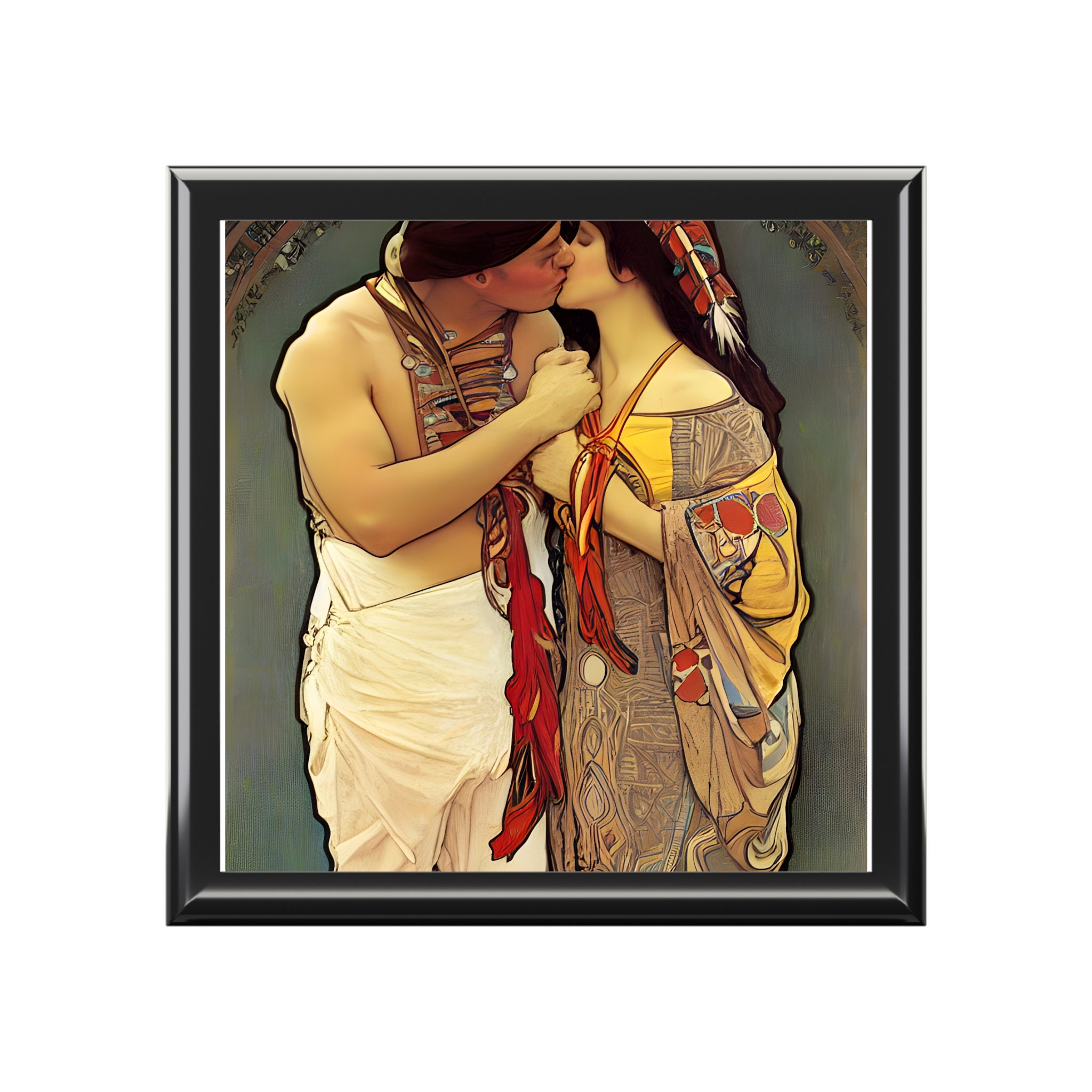 Pesa Nasoopedyadu Sweethearts - Indigenous Art Nouveau Jewelry Box - Etsy