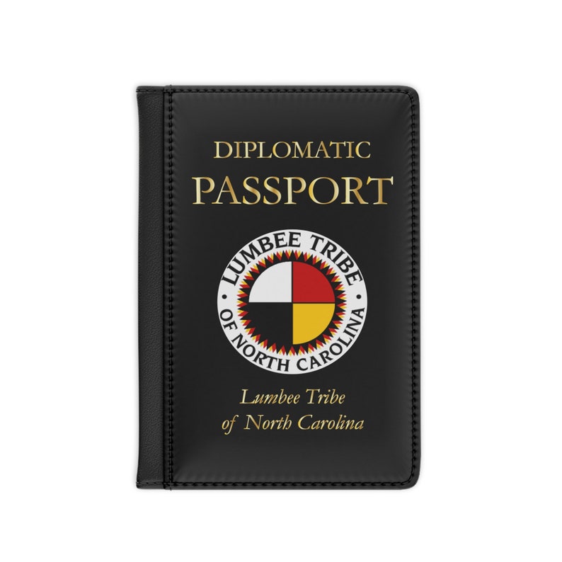 Lumbee Tribe of North Carolina Diplomatic Passport Cover - Etsy