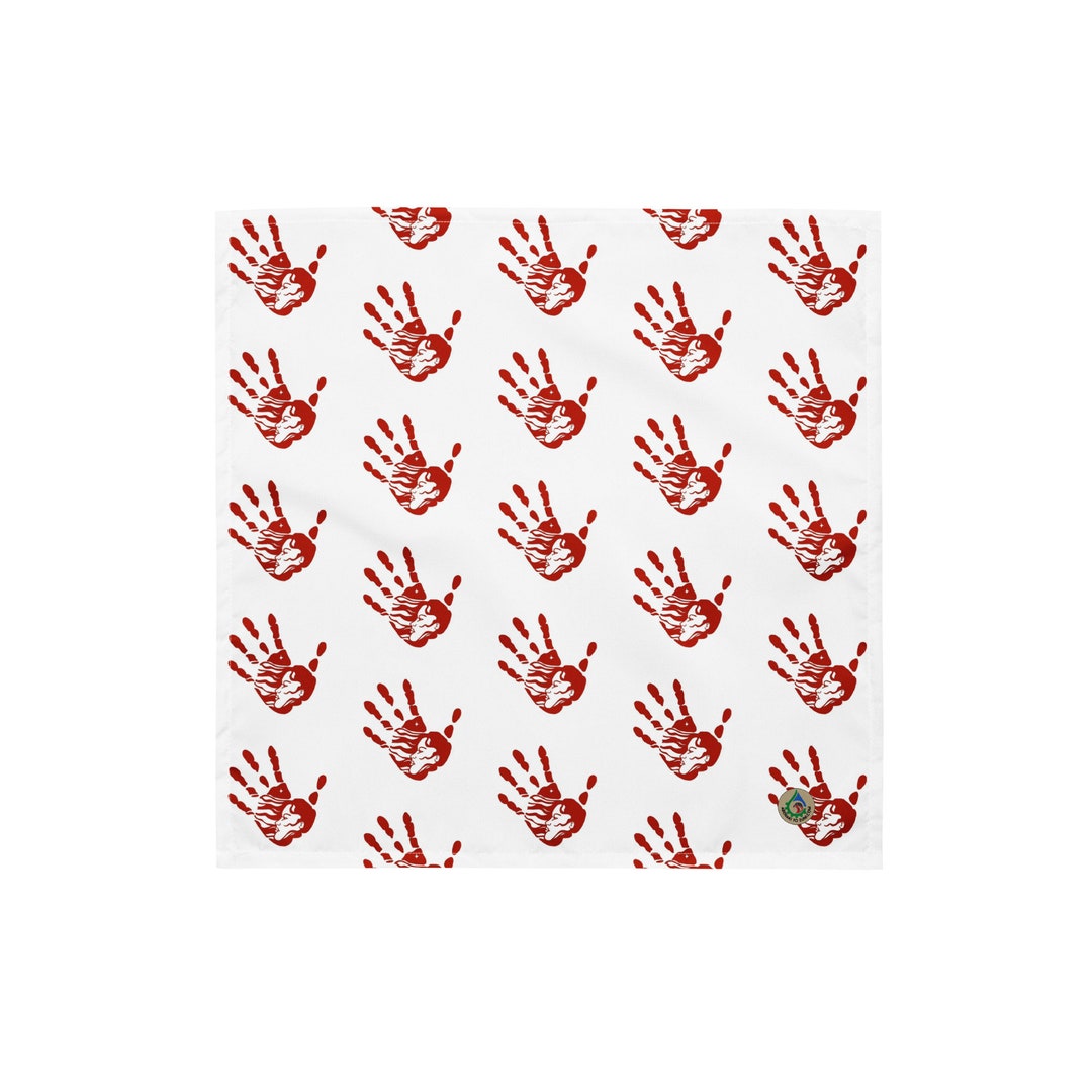 MMIW Red Hand Handprint Bandana - Etsy