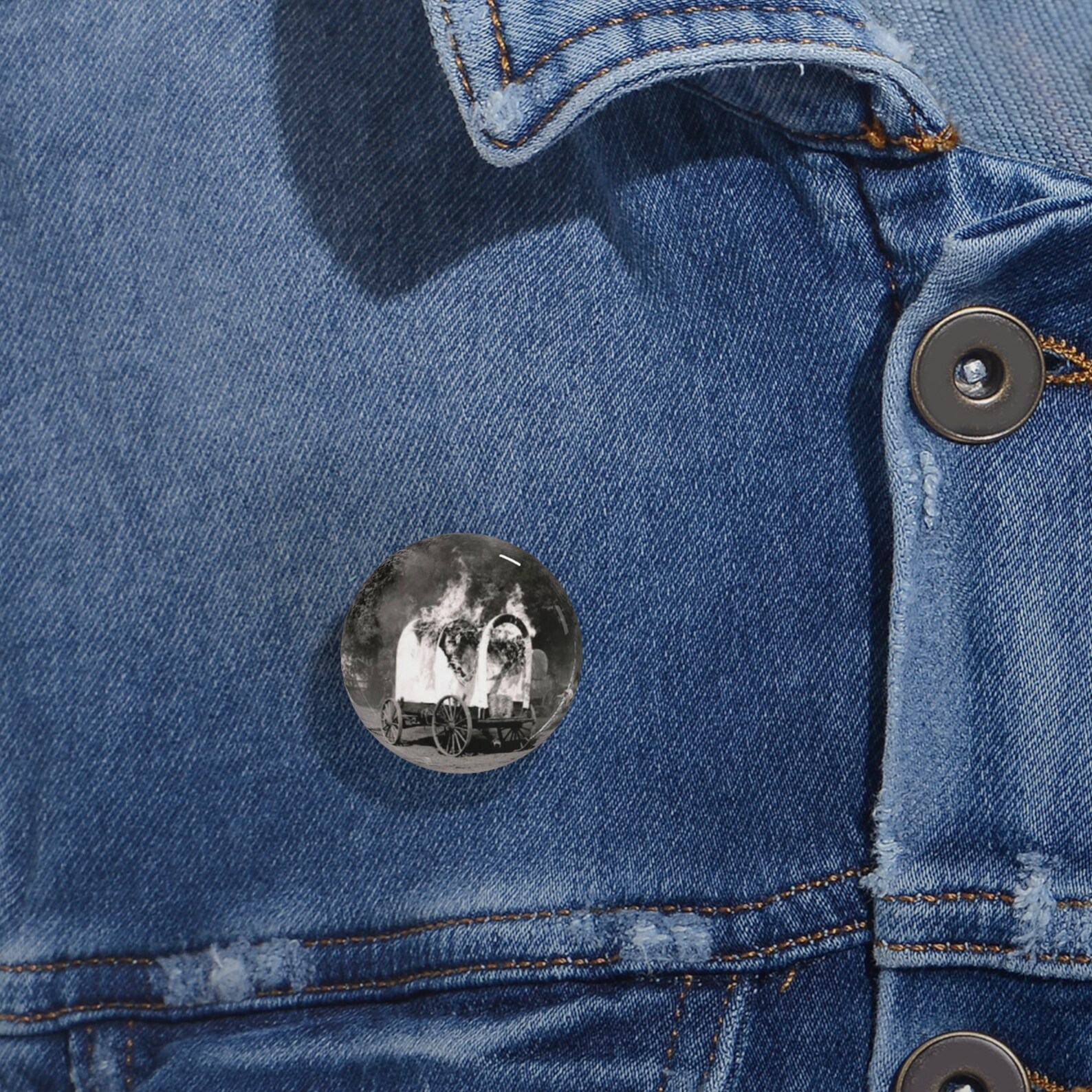 Wagon Burner Round Pins - Etsy