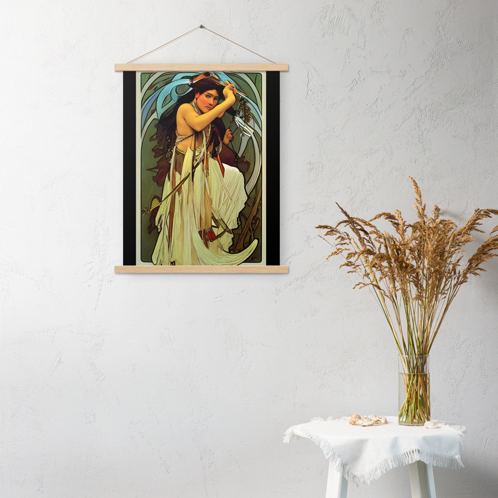 Generosity - Indigenous Goddess Gang - Art Nouveau Poster With Hangers ...