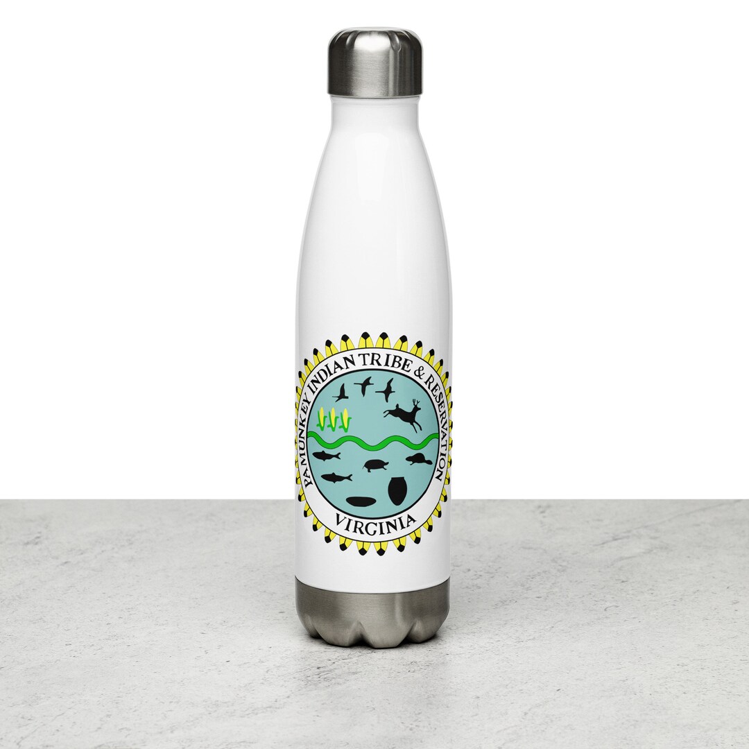Pamunkey Tribe Stainless Steel Water Bottle - Etsy
