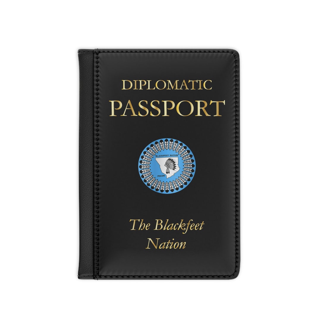 The Blackfeet Nation - Pikuni - Diplomatic Passport Cover - Etsy