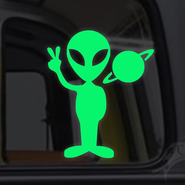 Alien Peace Sign - Etsy