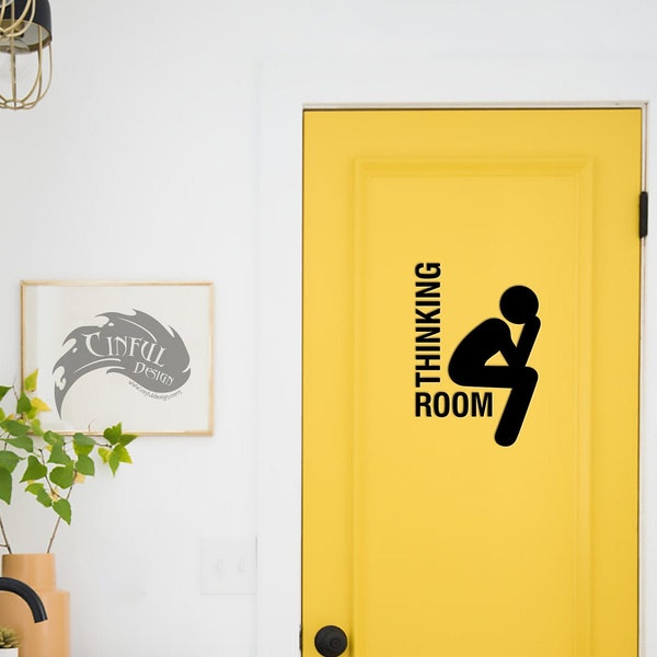 Thinking Room Wall Decal - Etsy