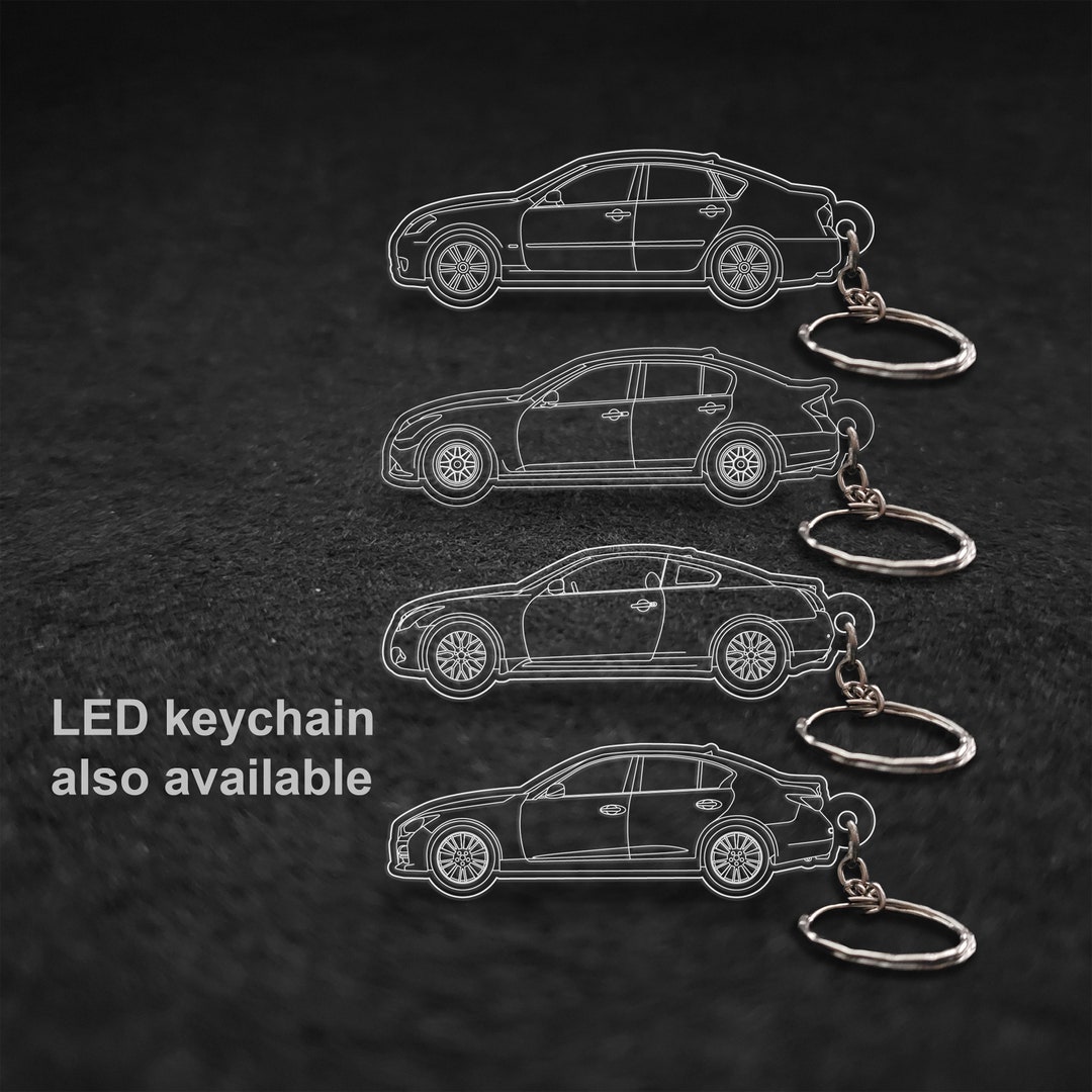 G37, M35 or Q50 Laser Cut Keychain - Etsy