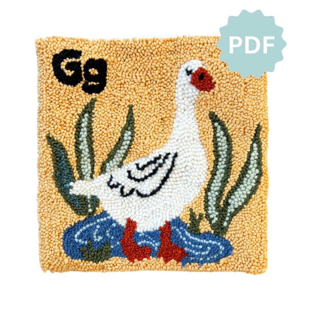 Goose Punch Needle DIGITAL Pattern - Etsy