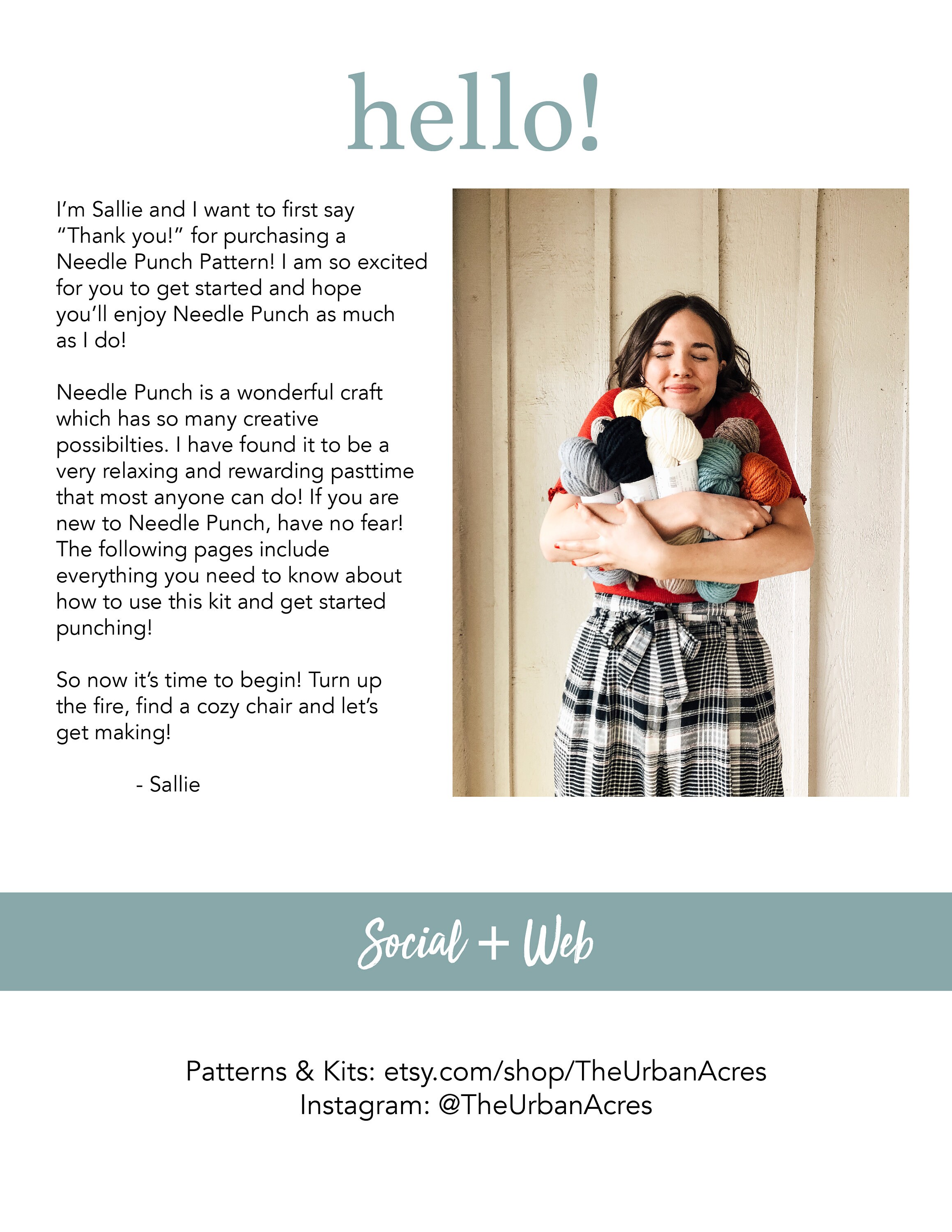 Digital Needle Punch Pattern Peony & Daisy - Etsy