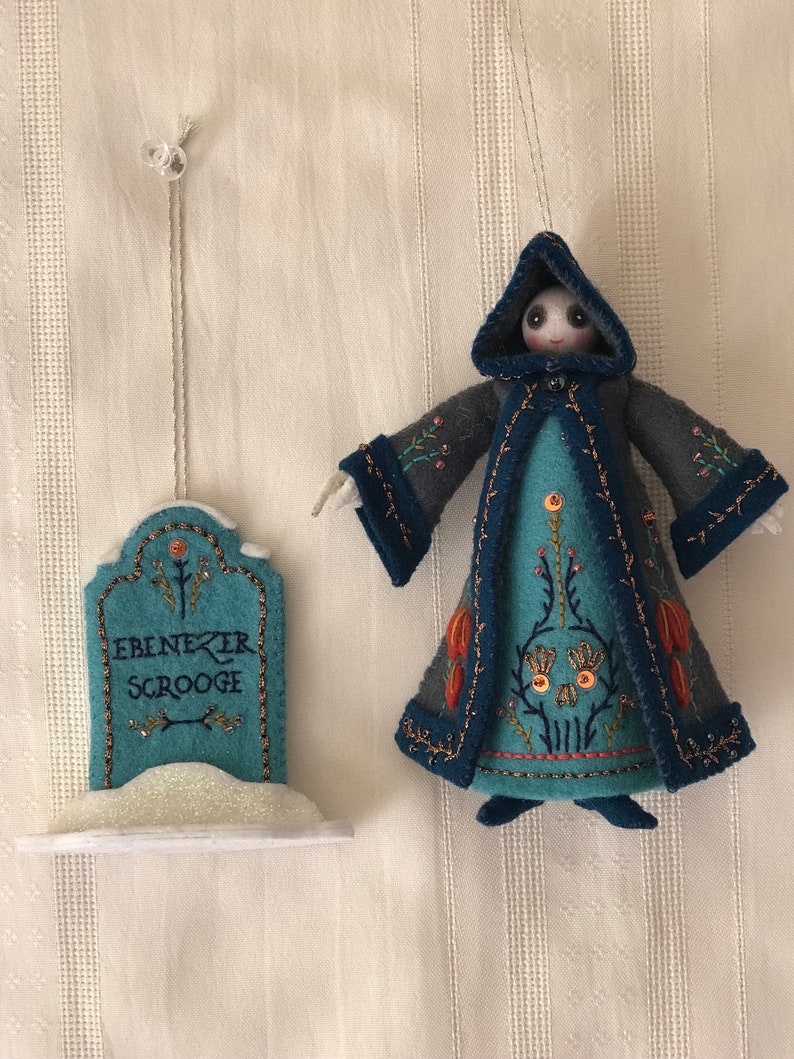 Ebenezer Scrooge, Mr. Marley, Ghost of Christmas Past and Ghost of ...