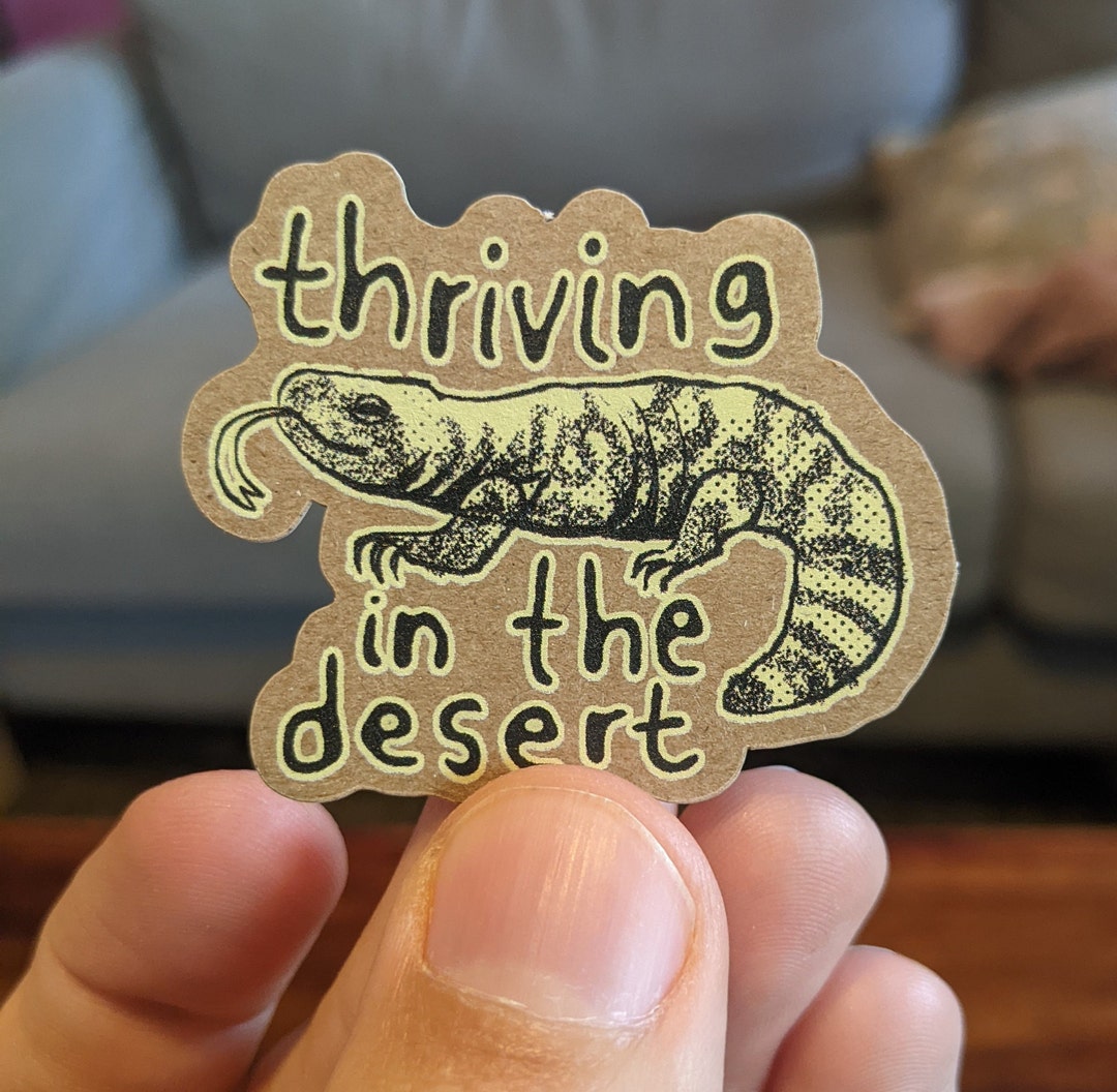 Thriving in the Desert Cute Animal Stickers Eco Friendly Cute 100% ...