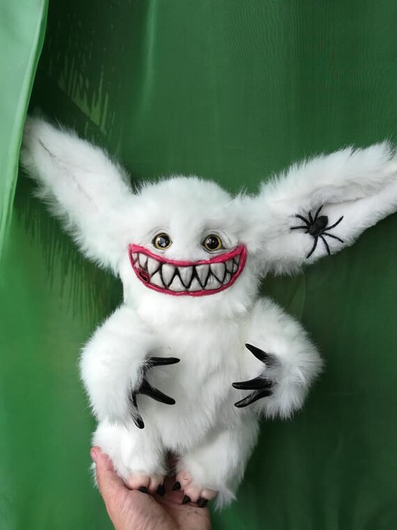 White Cute Monster - Etsy