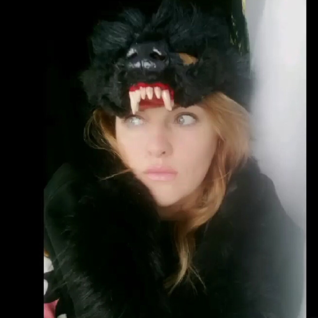 Werewolf Black Wolf Crow Halloween - Etsy