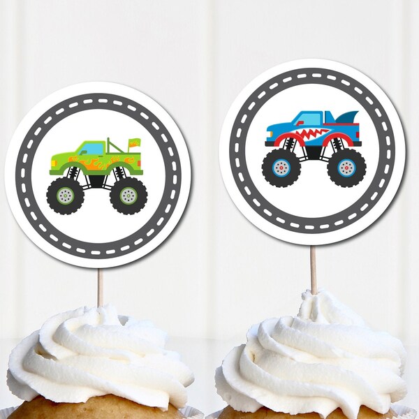 Truck Cupcake Topper - Etsy