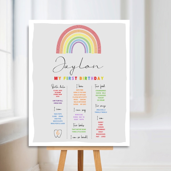 Rainbow Poster - Etsy