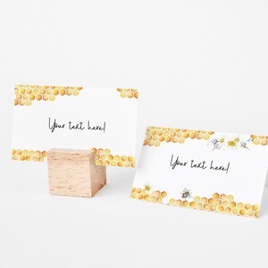 Bee food labels. Bee food tent labels. Editable bee labels. | Etsy