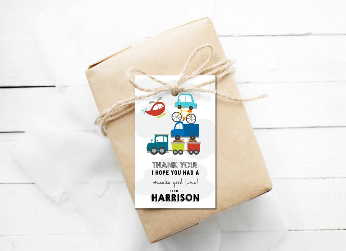 Transport Thank You Tags. Truck Instant Download Printable. - Etsy